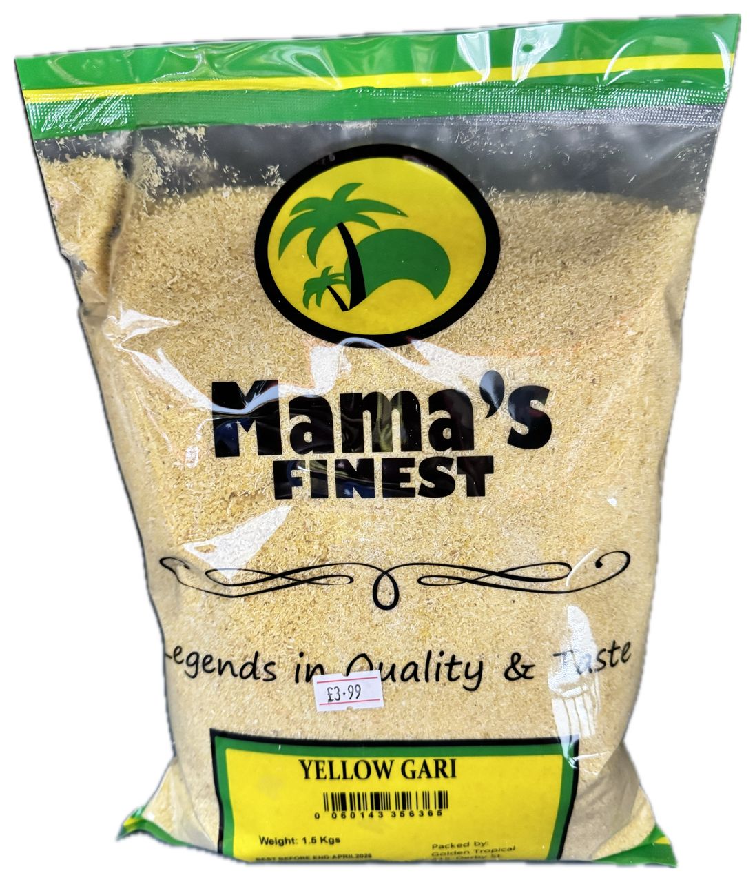MF YELLOW GARI – Red & Greens Africana Food Store