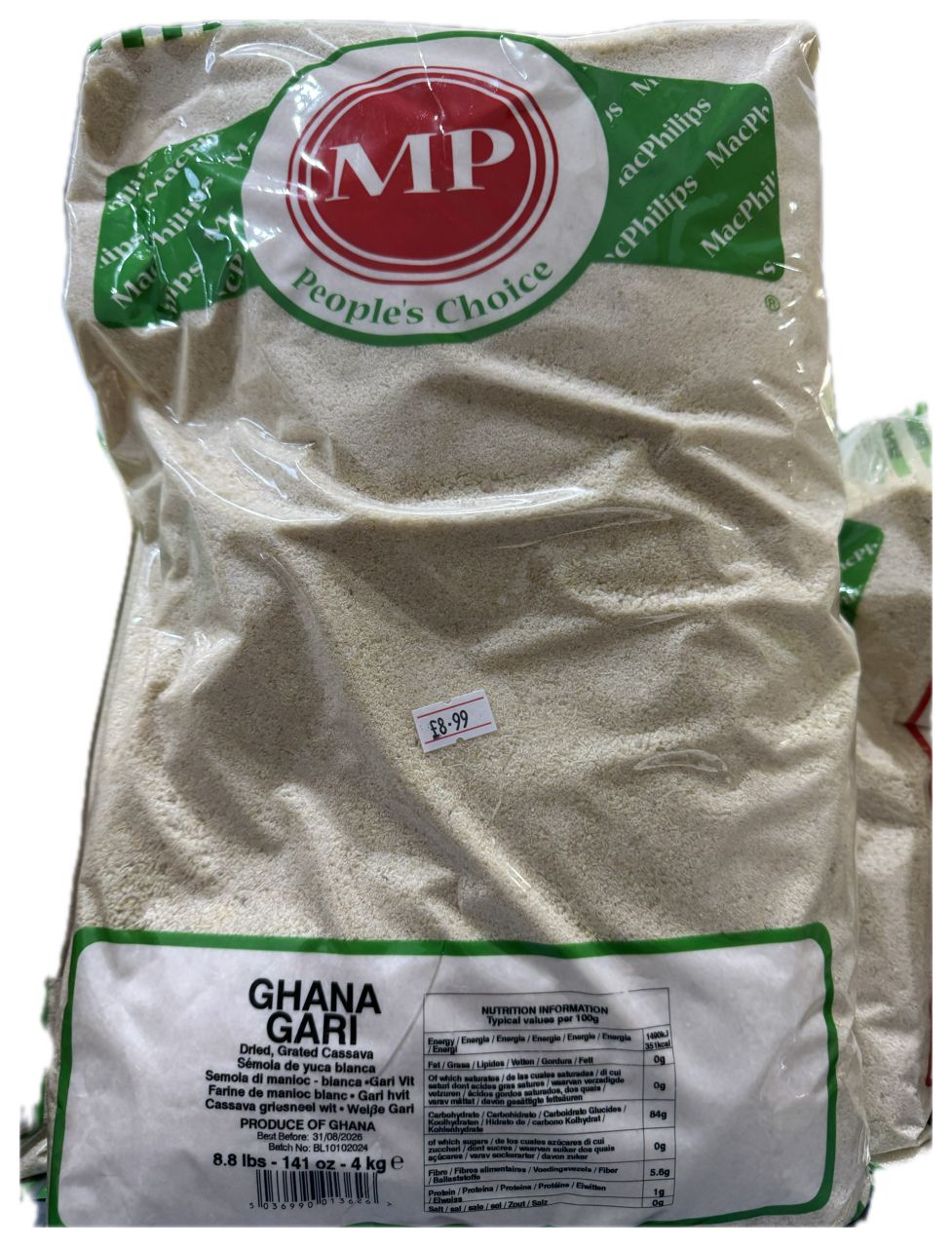 MP GHANA GARRI – Red & Greens Africana Food Store